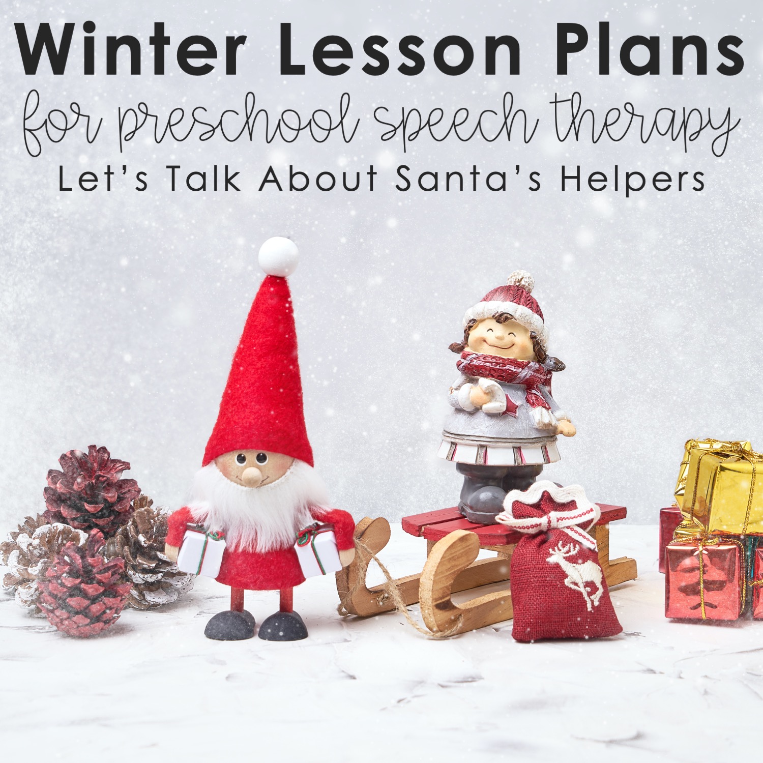 Speech Therapy Activities for Christmas: Santa's Helpers | Ms. Gardenia ...